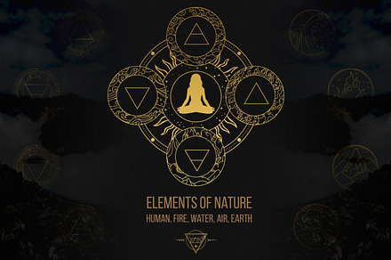 Magic woman & nature | People Illustrations ~ Creative Market