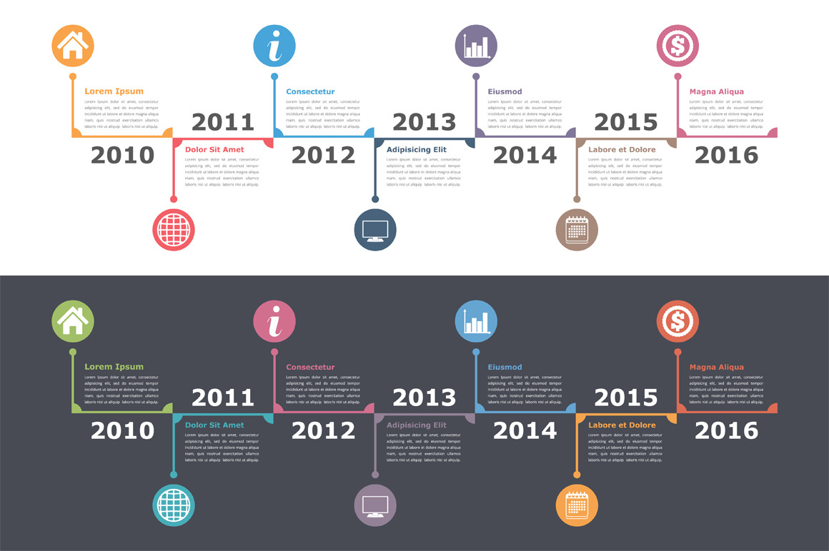Timeline | Background Graphics ~ Creative Market