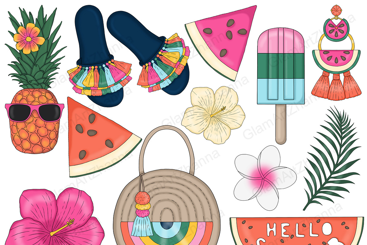 Summer Clip Art Bundle