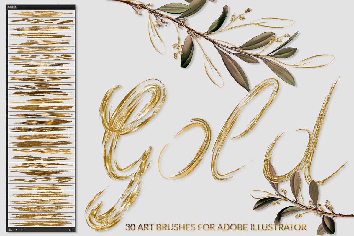 Adobe Illustrator Brushes, a Brush Add-On by FaeryDesign