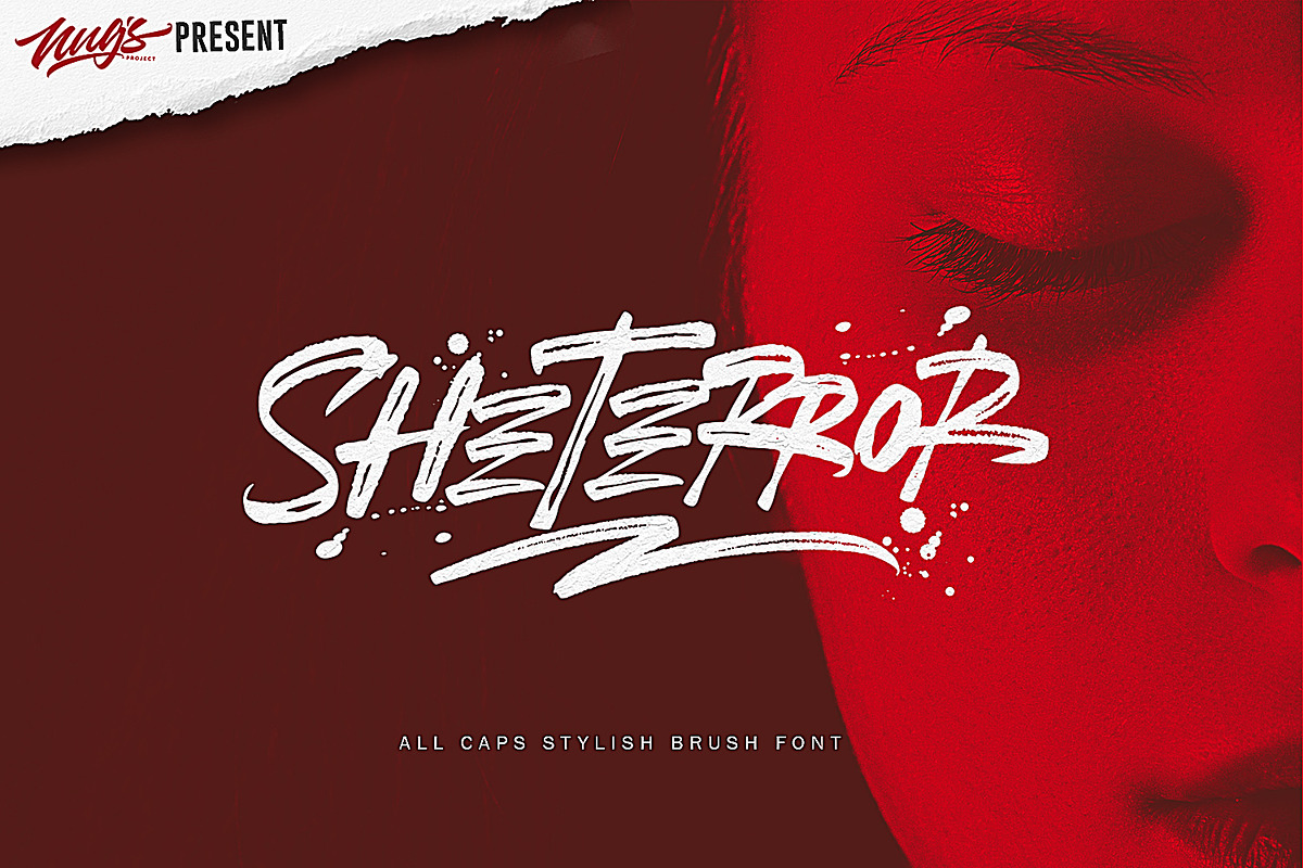 SheTerror, a Script Font by NUGS