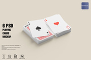 Playing card mockup Card game mockup, a Packaging Mockup by GraphicVil ...