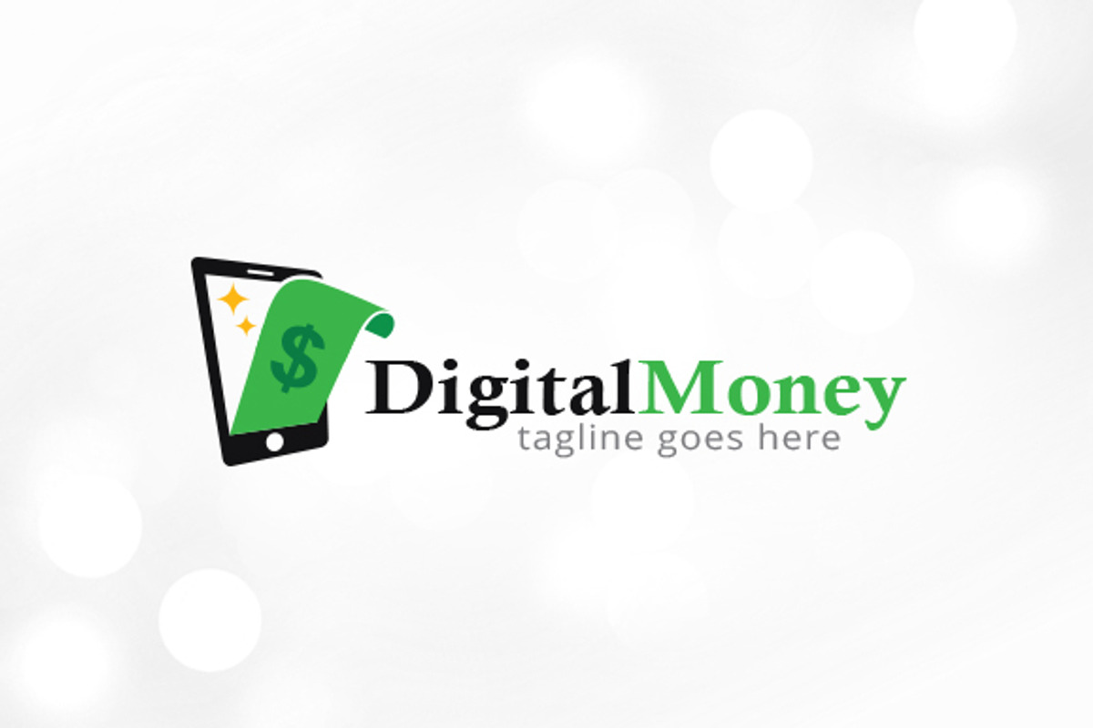 Digital Money Logo Template, a Branding & Logo Template by gunaonedesign