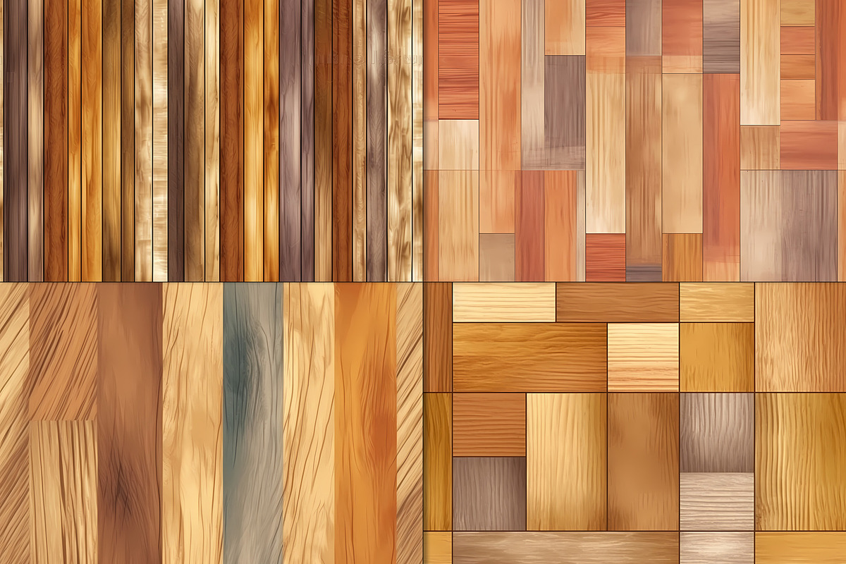 20 Seamless Woodgrain Patterns, a Pattern Graphic by Nordic Design