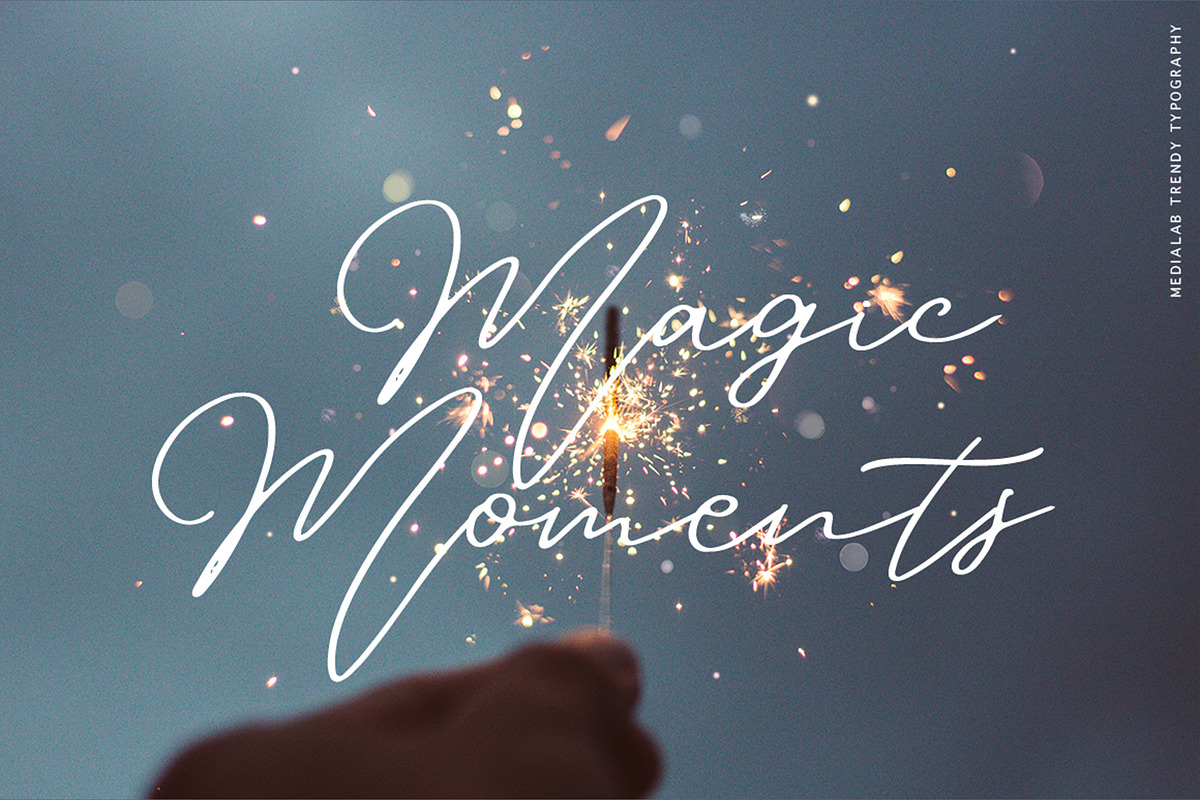 Warm Script handwritten font, a Handwritten Font by supfonts