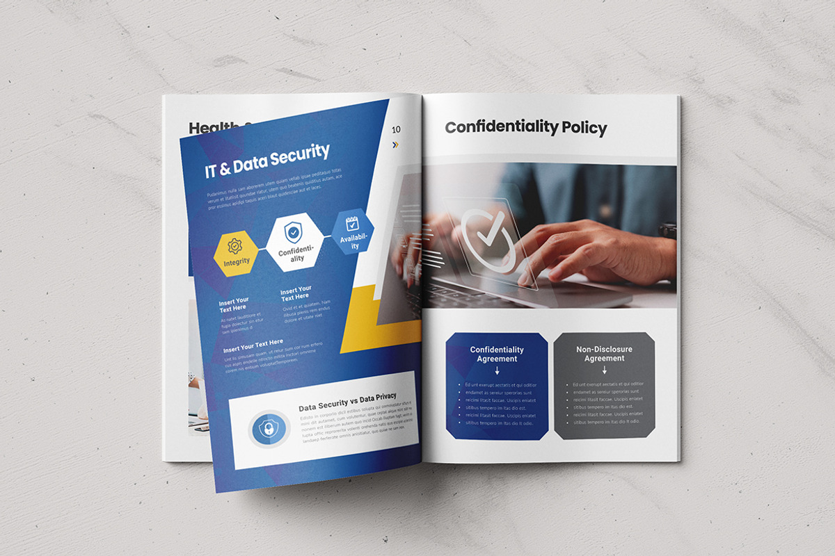 HR / Employee Handbook Design, a Brochure Template by Creativity-Design
