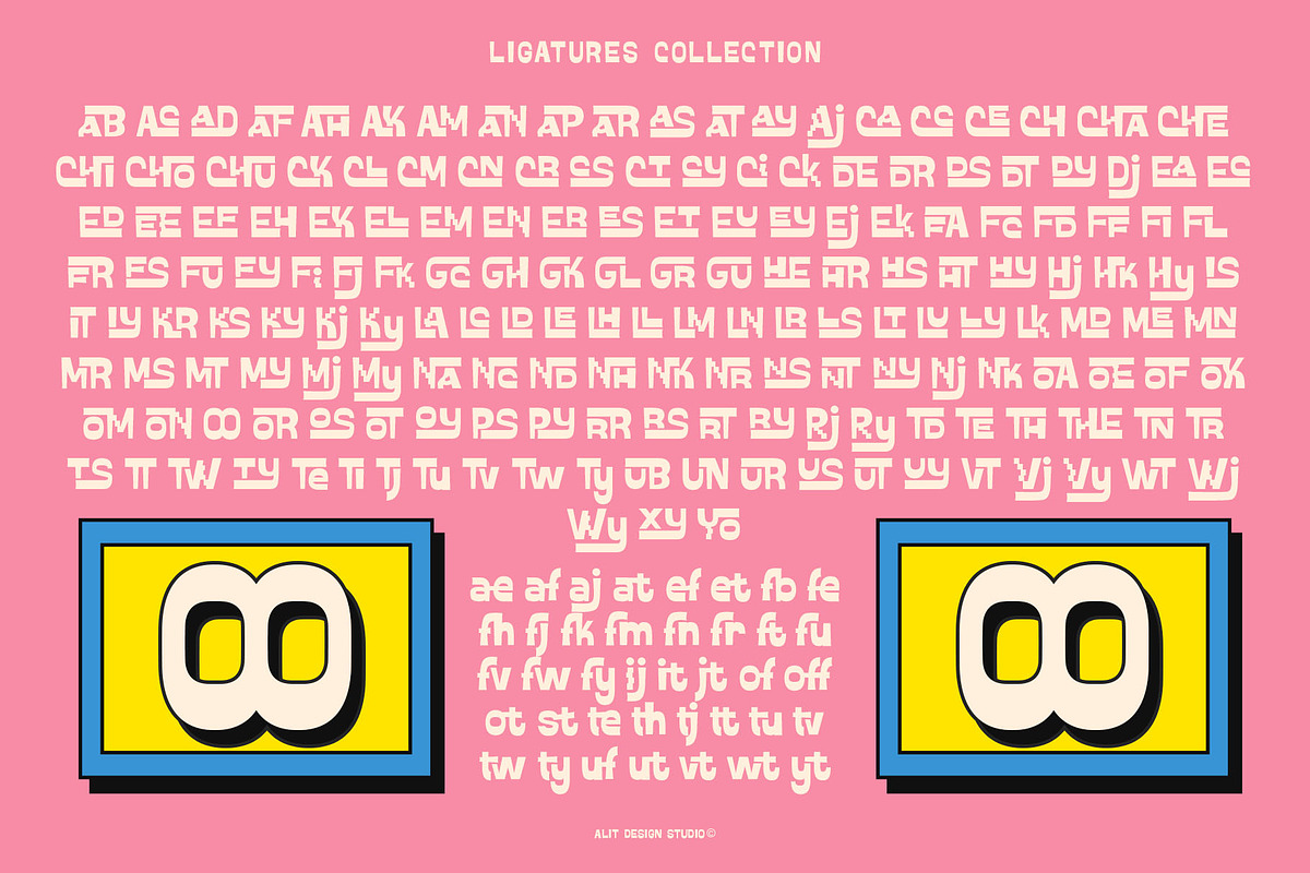 Nyonyo Chanel Typeface, a Sans Serif Font by alit design | Creative Market