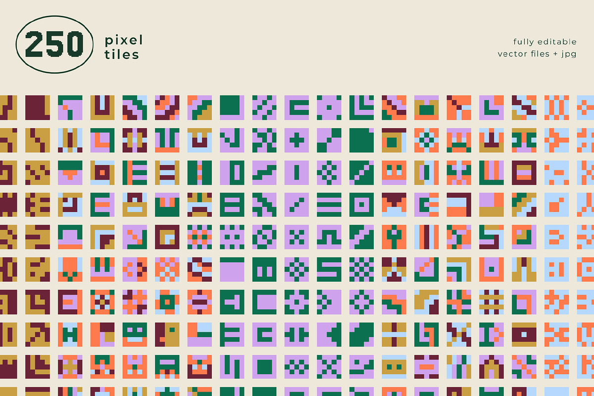 Pixel Tiles & Posters