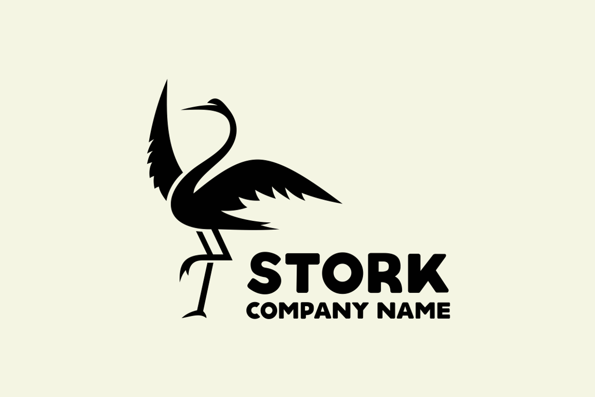 Stork Logo, a Branding & Logo Template by Brandlogo
