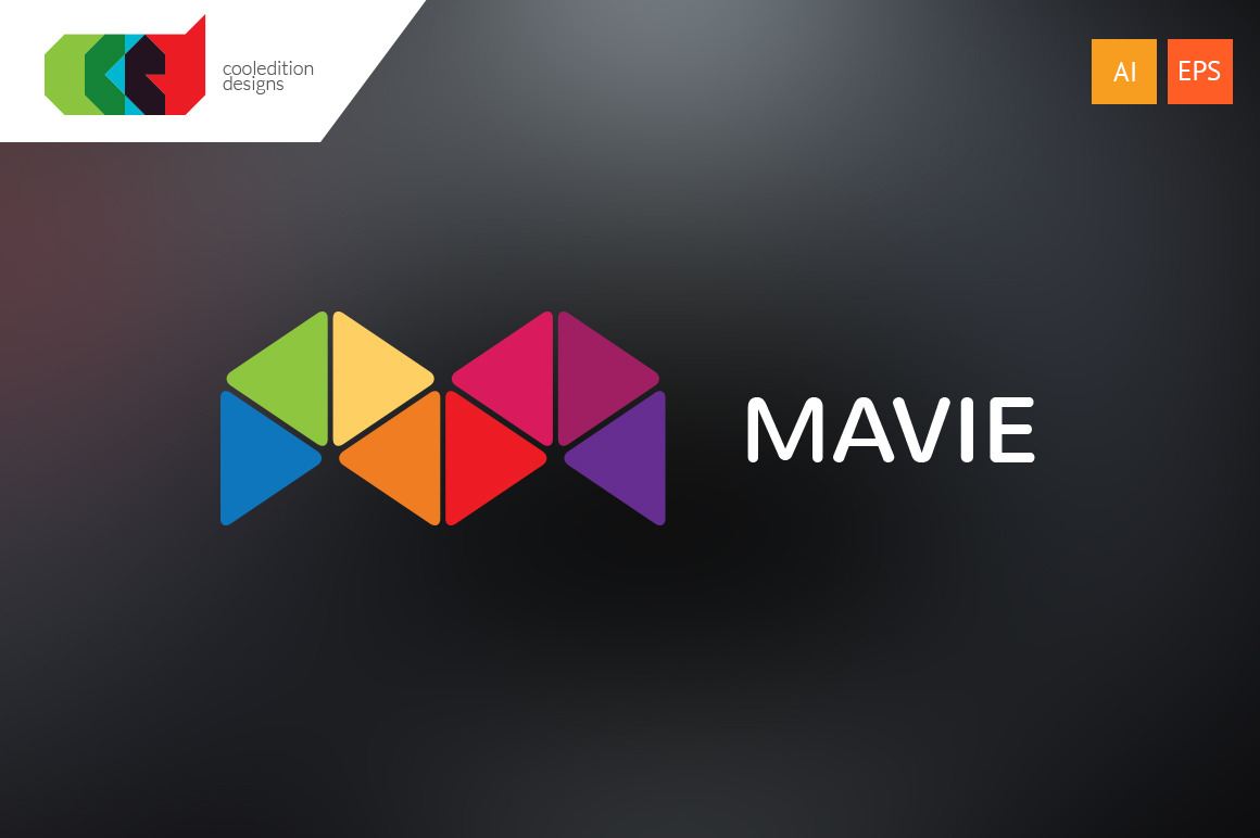 Mavie - Logo Template + Free BC, a Branding & Logo Template by Cooledition