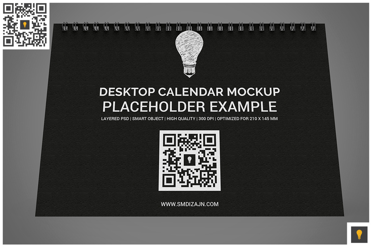 Desktop Calendar Mockup, a Mockup by Shocky Design Studio