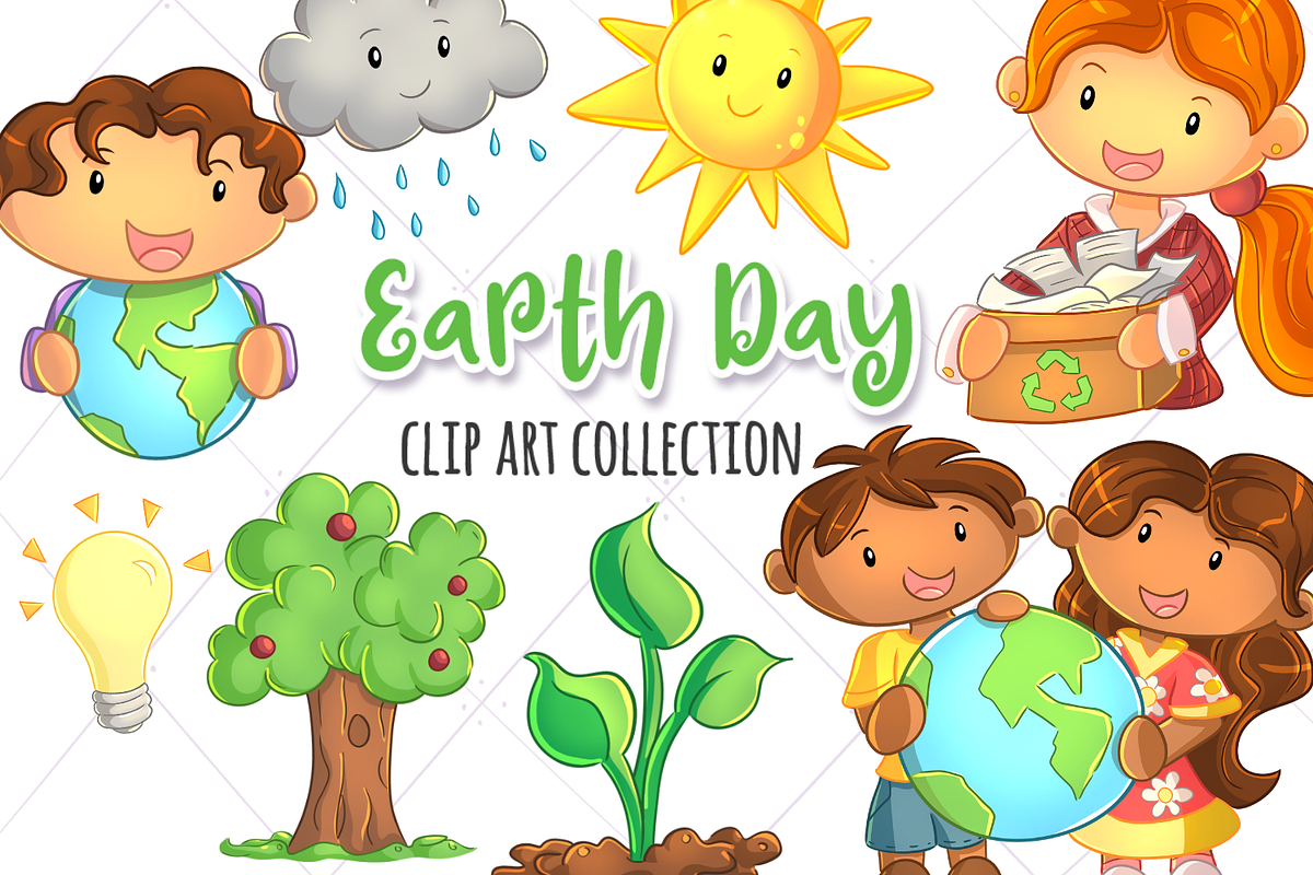 Earth Day Clip Art Collection, an Education Illustration by Keepin' It ...