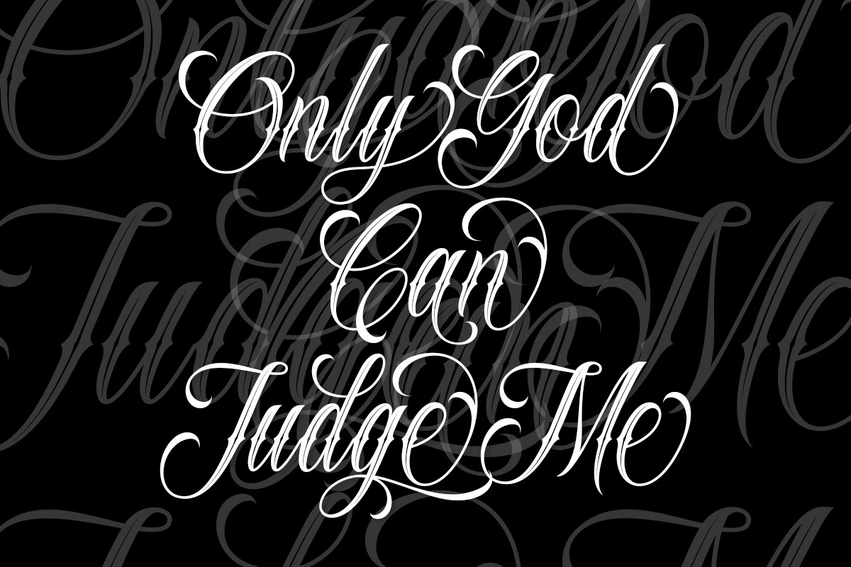 Bandito Script | Tattoo font, a Script Font by Muntab_Art