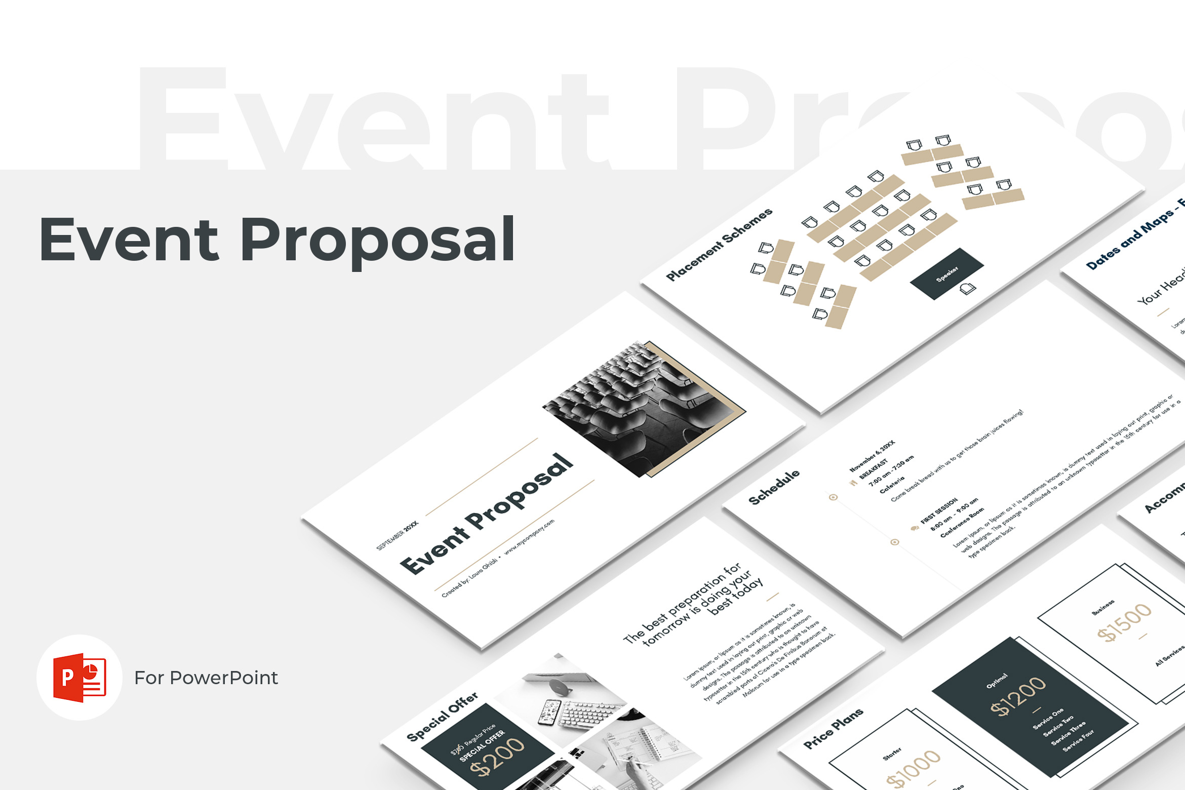 Event Proposal PowerPoint Template, a Presentation Template by ...