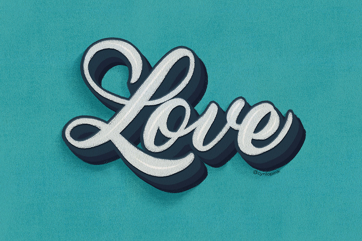Procreate Sketch & Lettering Set, a Brush Add-On by Cynlop Ink
