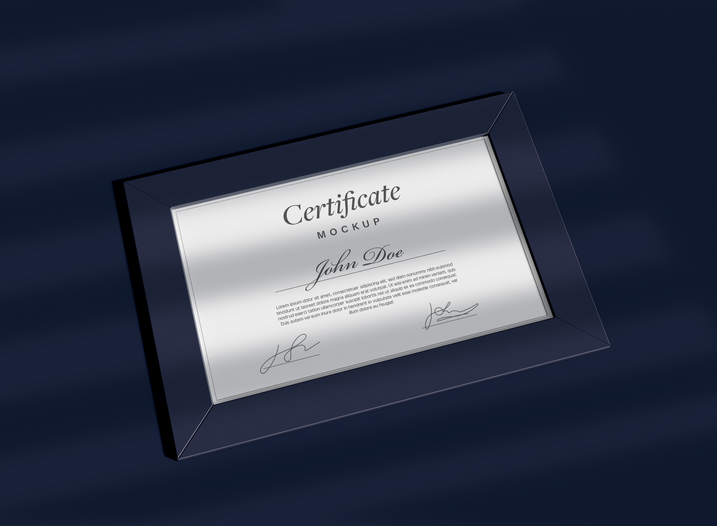 Certificate Mockup, a Print Template by Mego-studio | Creative Market