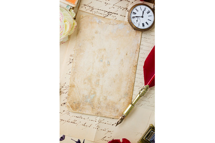 Old letters open book, an Arts & Entertainment Photo by LiliGraphie