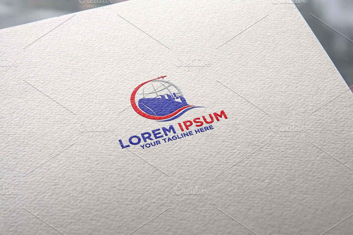 Logistics and cargo Worldwide logo, a Branding & Logo Template by REDVY ...