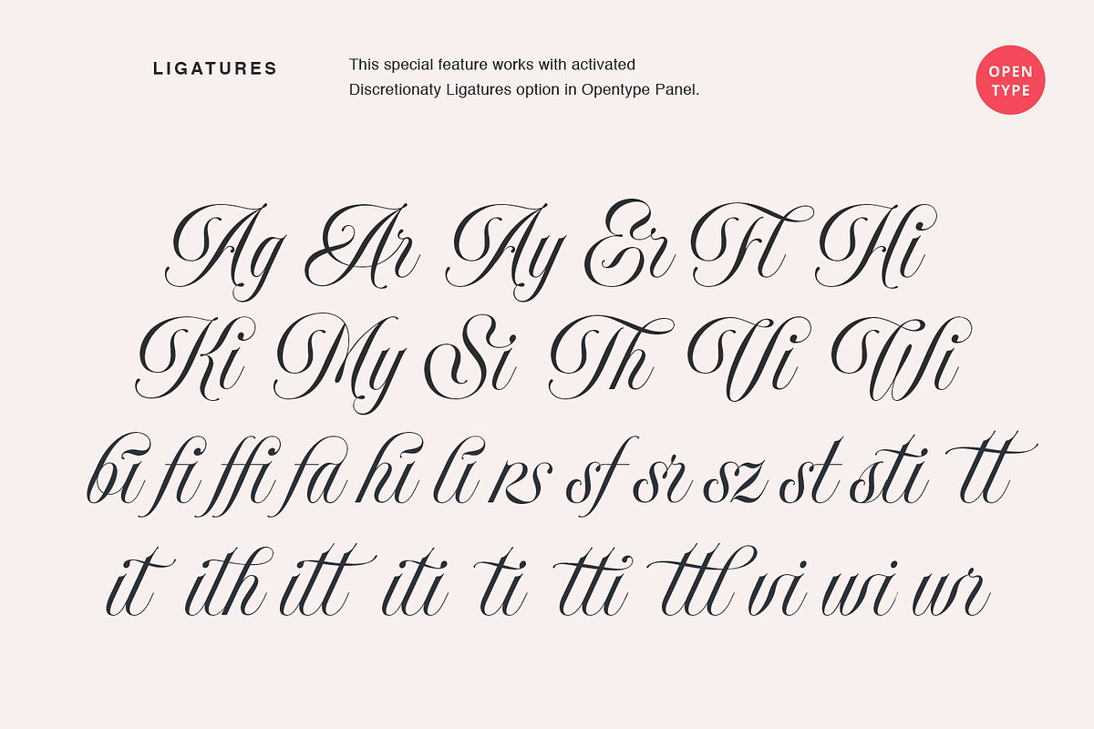 Delirian Script & Ornaments, a Script Font by Andrey Sharonov