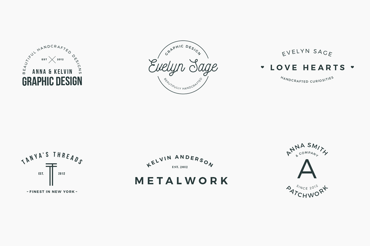 Logo & Branding Type Layouts Bundle, a Branding & Logo Template by ...