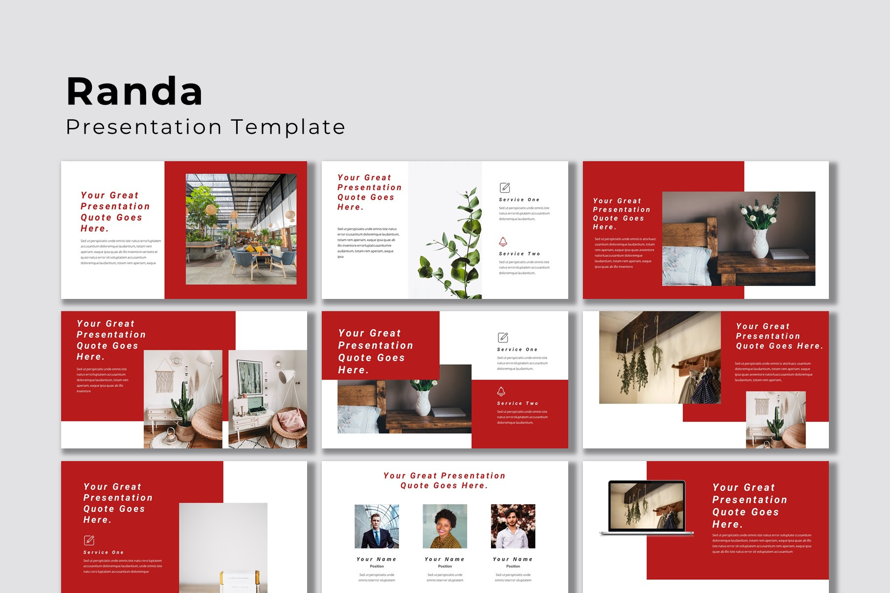 Randa - Powerpoint Template, a Presentation Template by Tumbuh Kerja ...