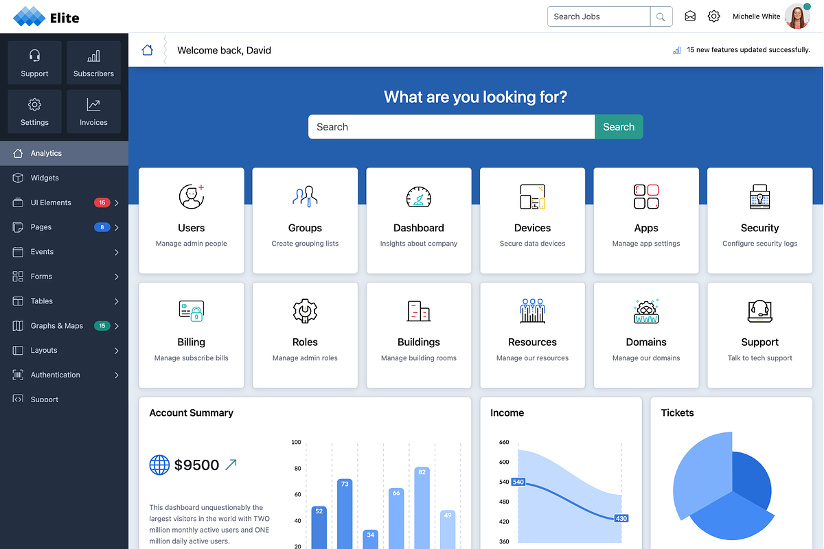 Admin Dashboard Template