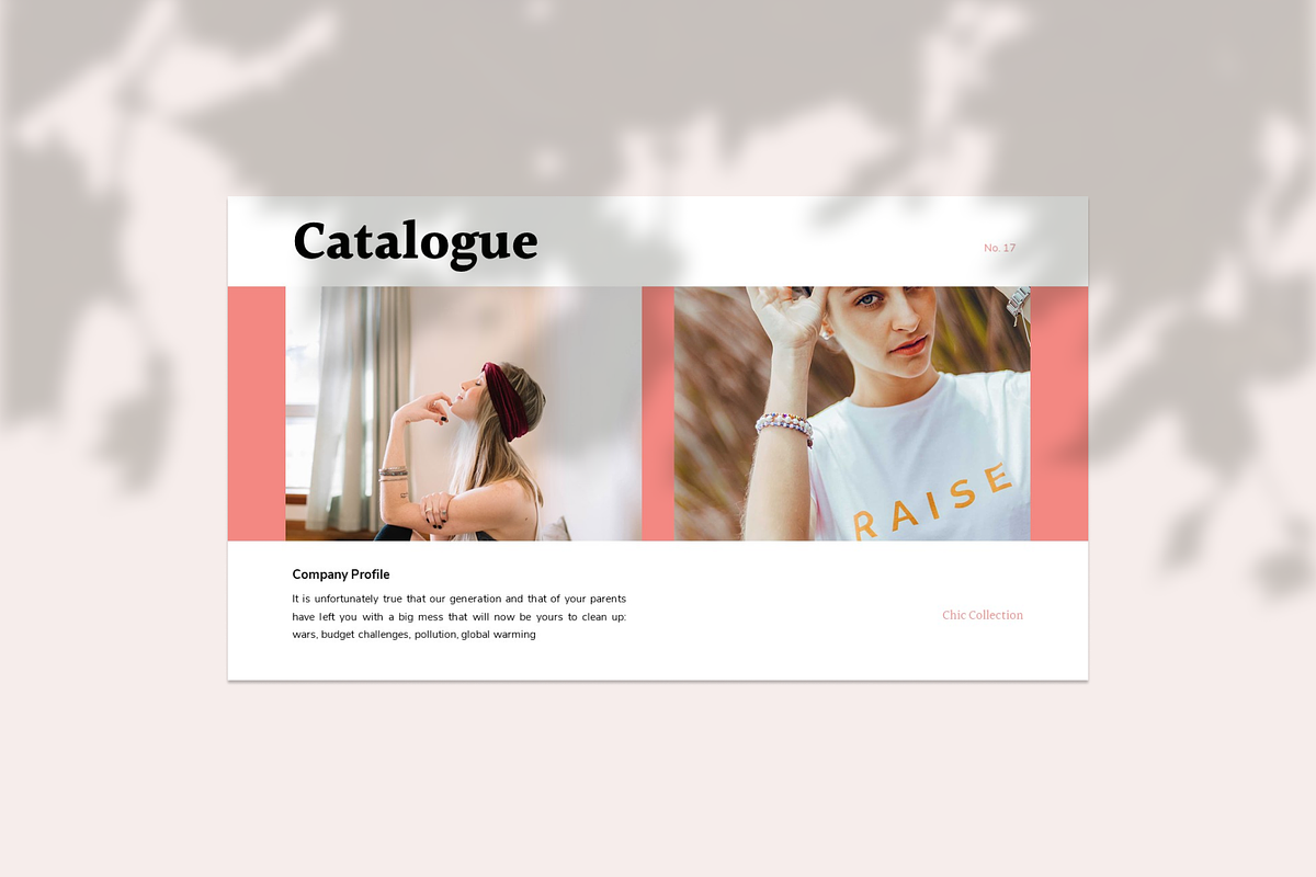 Chic Stunning PowerPoint Template, a Presentation Template by uiplus