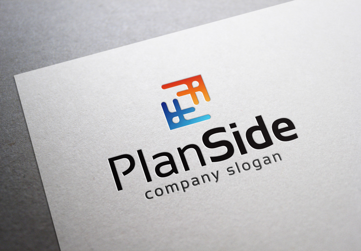 Plan Side Logo, a Branding & Logo Template by EmilGuseinov
