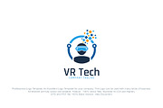 Virtual Realty - VR Logo Template, a Branding & Logo Template by ...