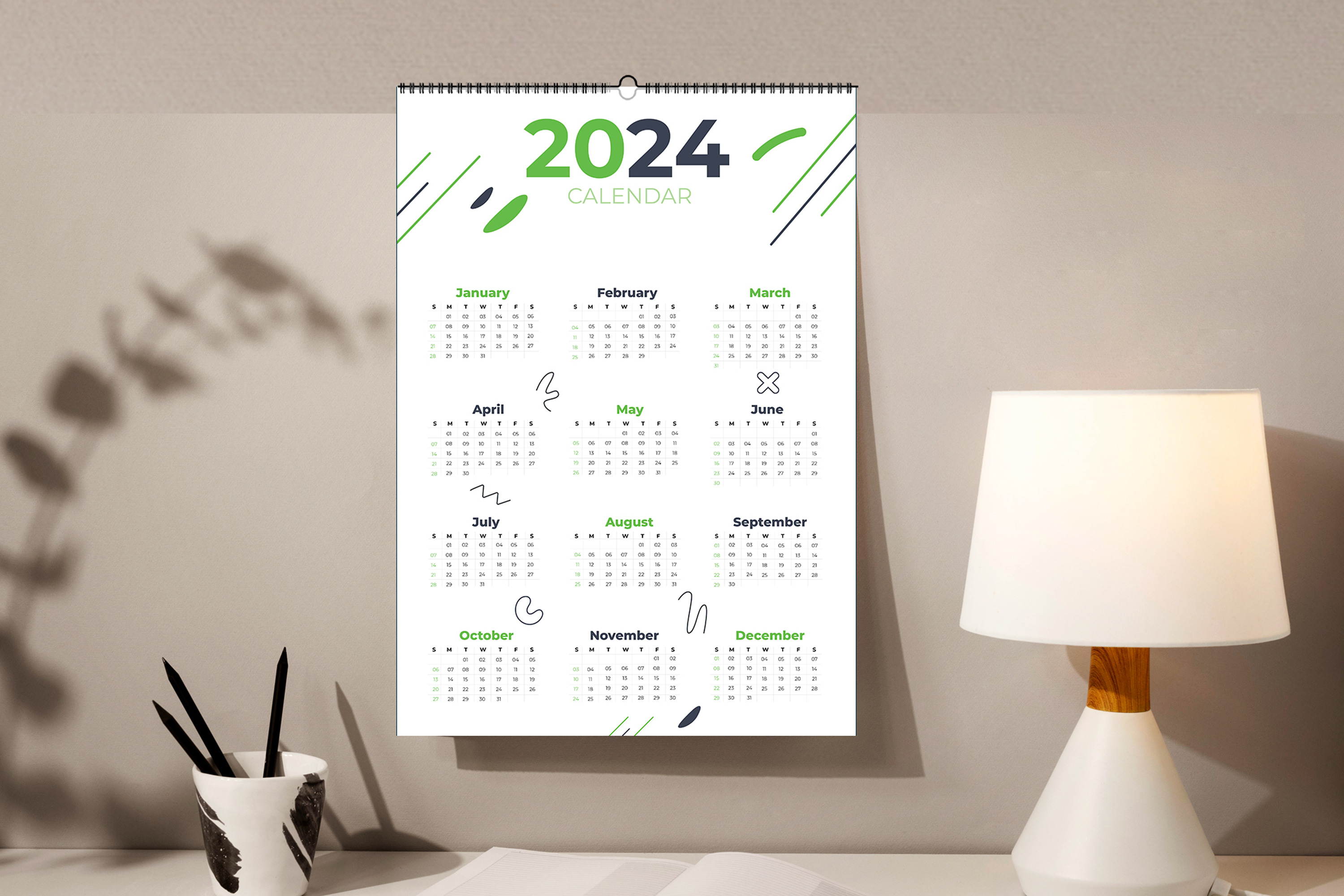 Calendar 2024 Template Layout