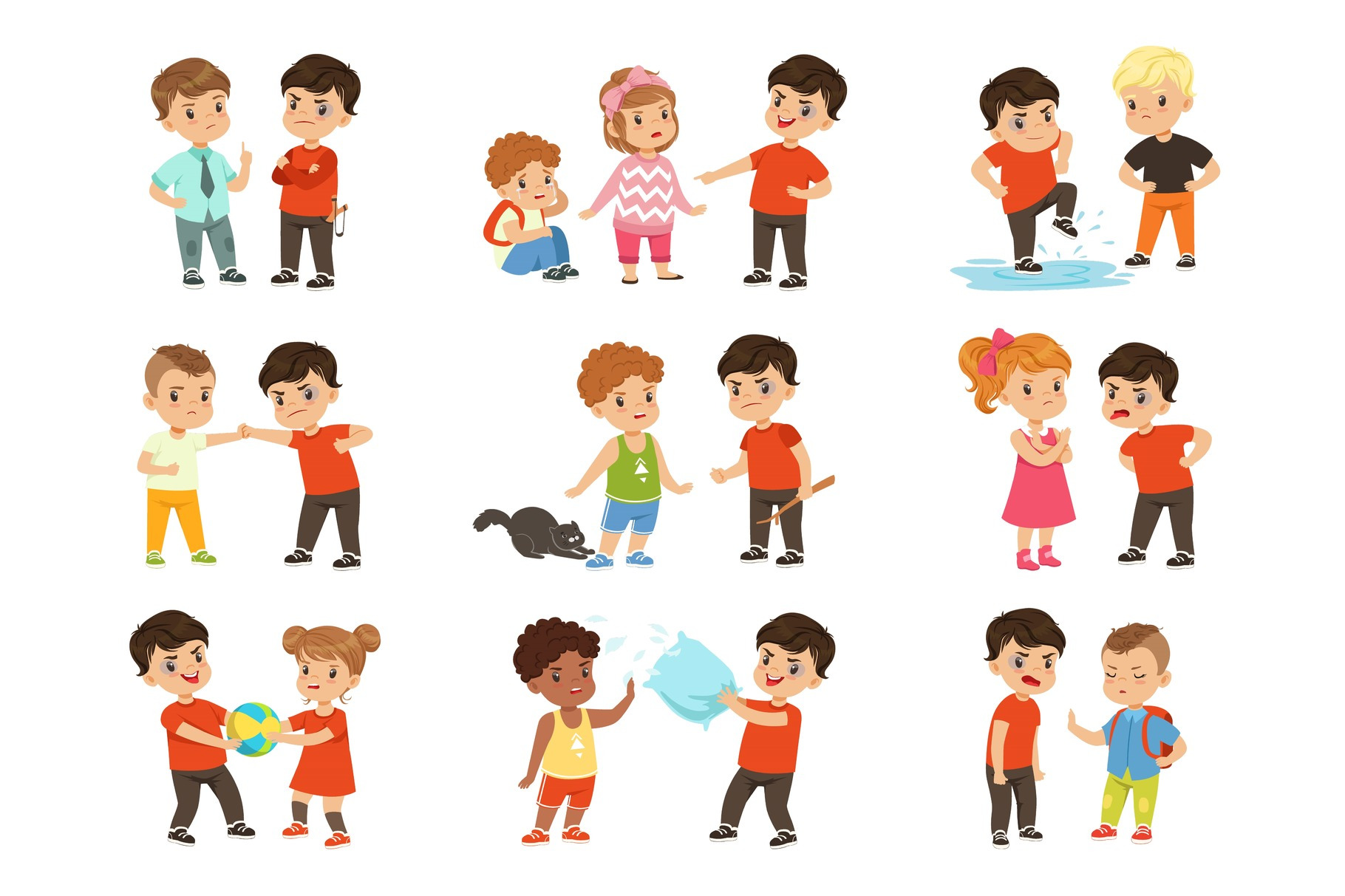 Brave children characters, an Education Illustration by TopVectors