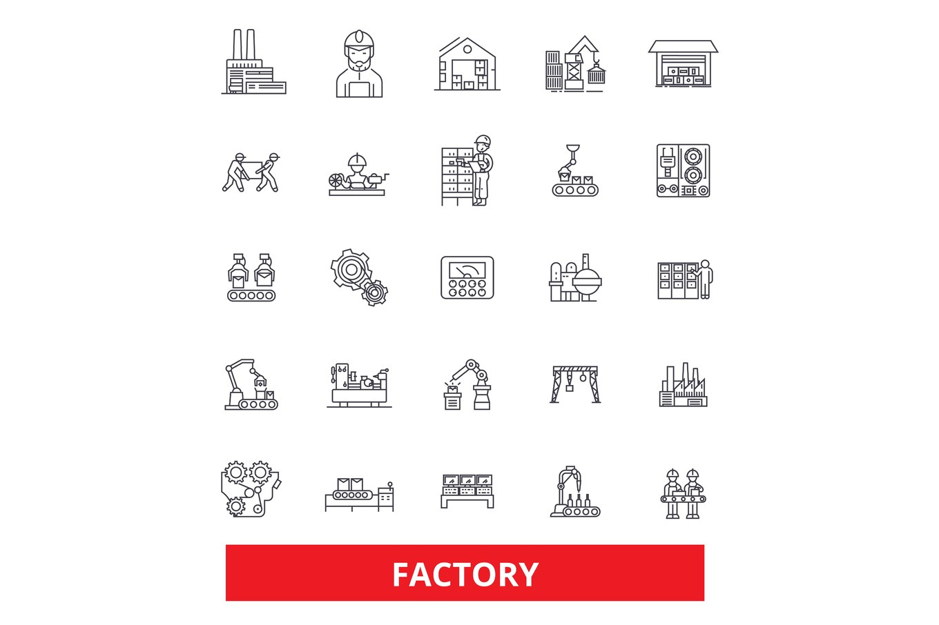 Factory, warehouse, facility, workshop, plant, production ...