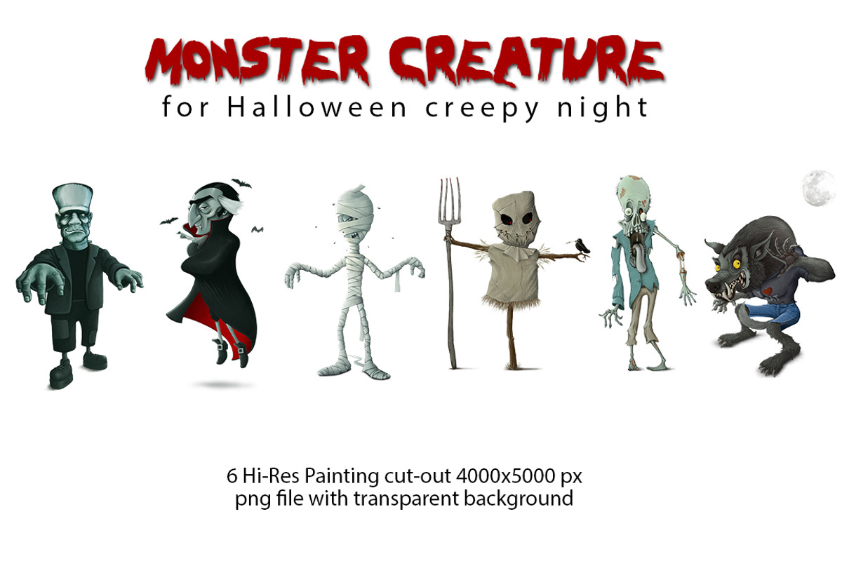 Monster creature - Cut-Out, an Illustration by Giordano Aita Graphics