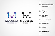 Letter M - Modelex Logo, a Branding & Logo Template by Design_Planet