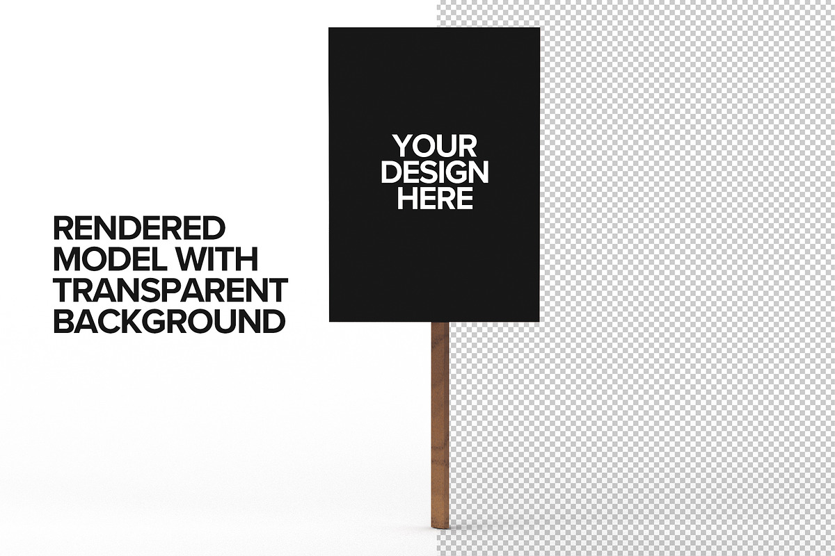 Protest Sign Mockup