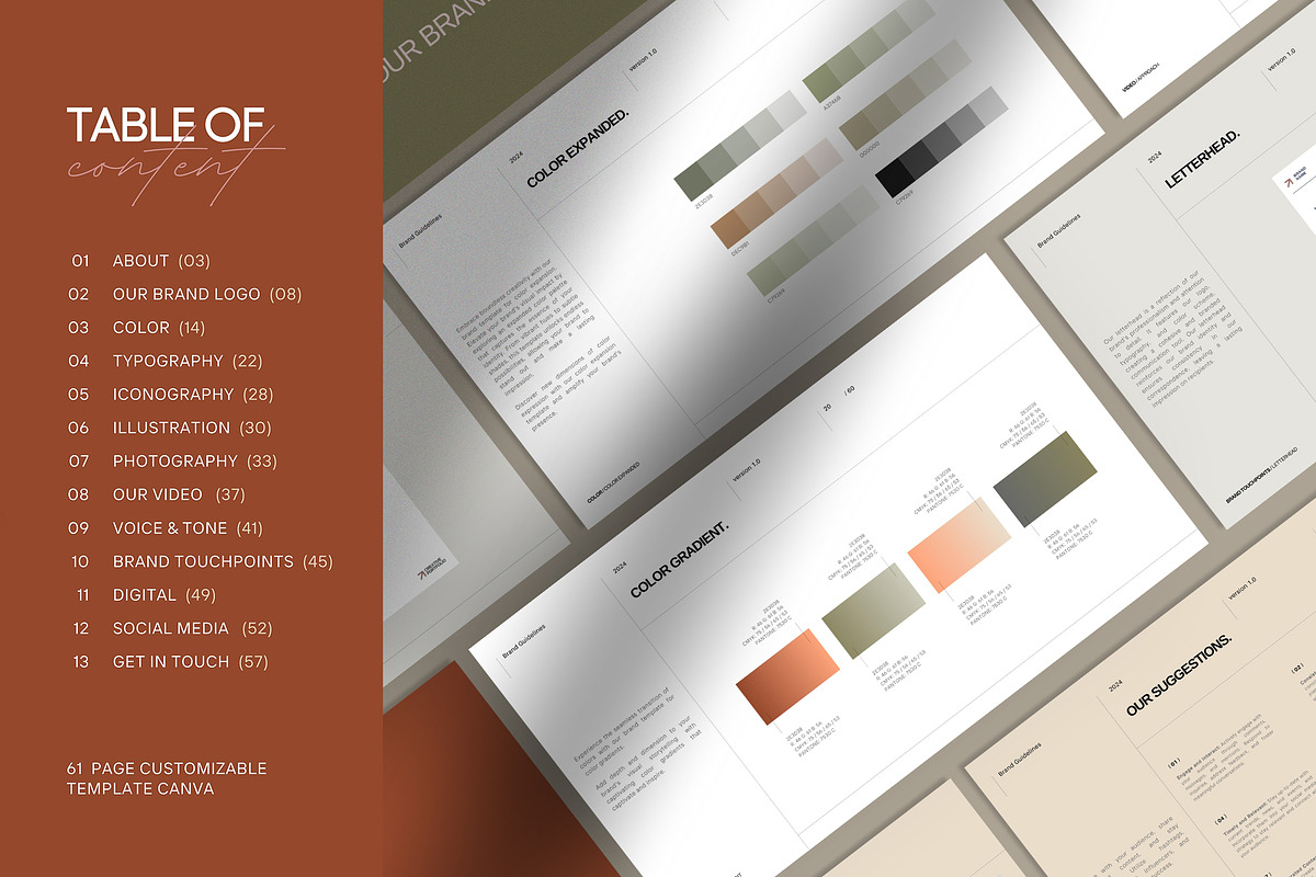 Brand Style Guide, a Branding & Logo Template by Prapti Design