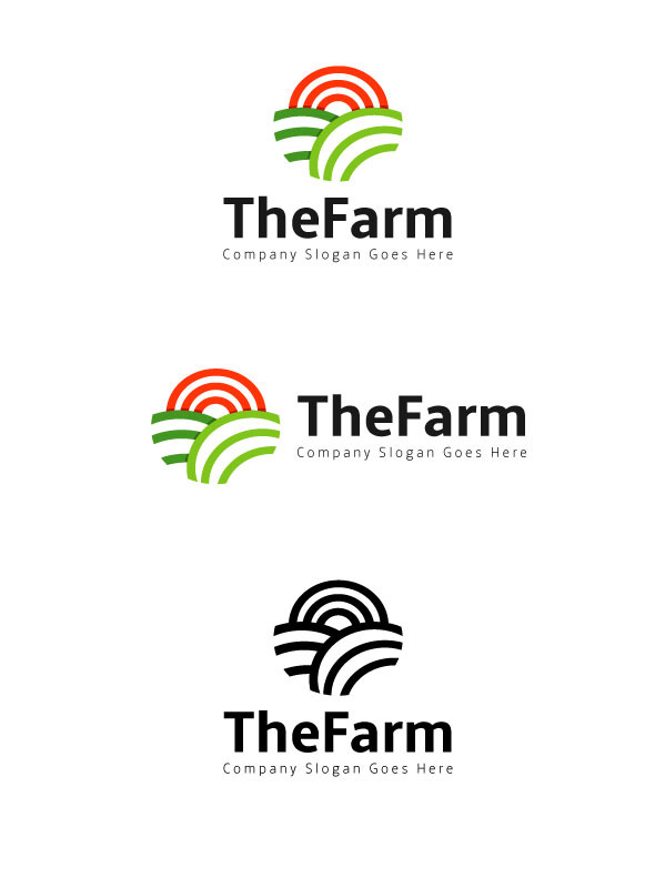 The Farm Logo, a Branding & Logo Template by Mariyana