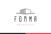 FORMA - Logo (architecture), a Branding & Logo Template by fulmehmeti