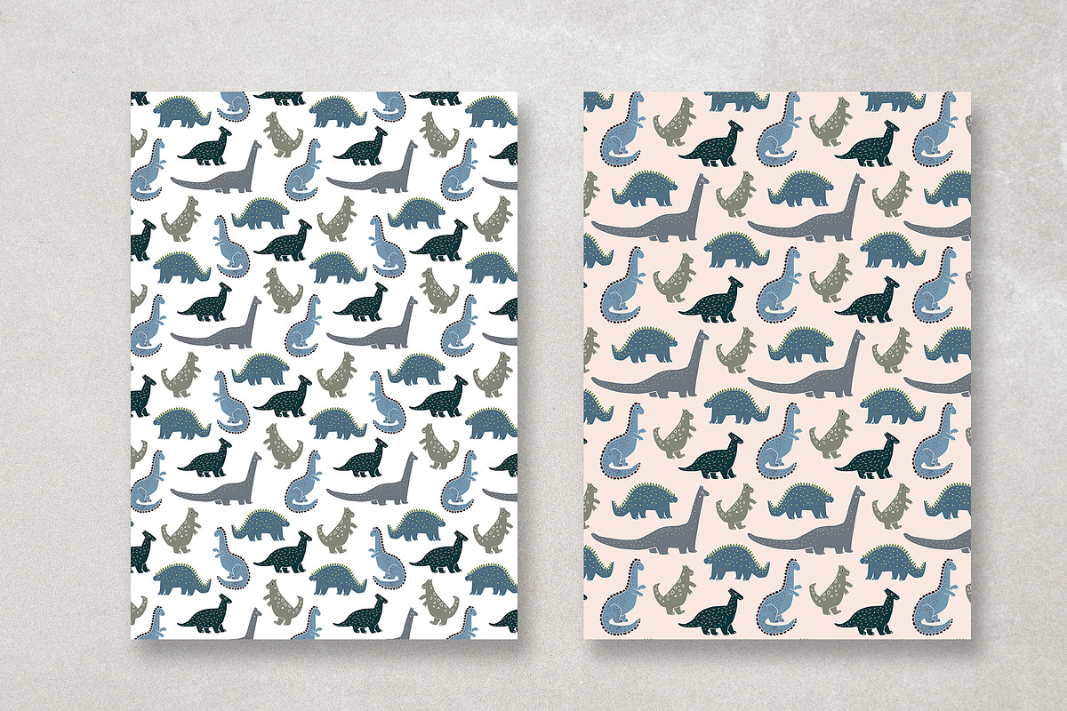 Cute Dinosaurs, an Animal Illustration by Mii Lab