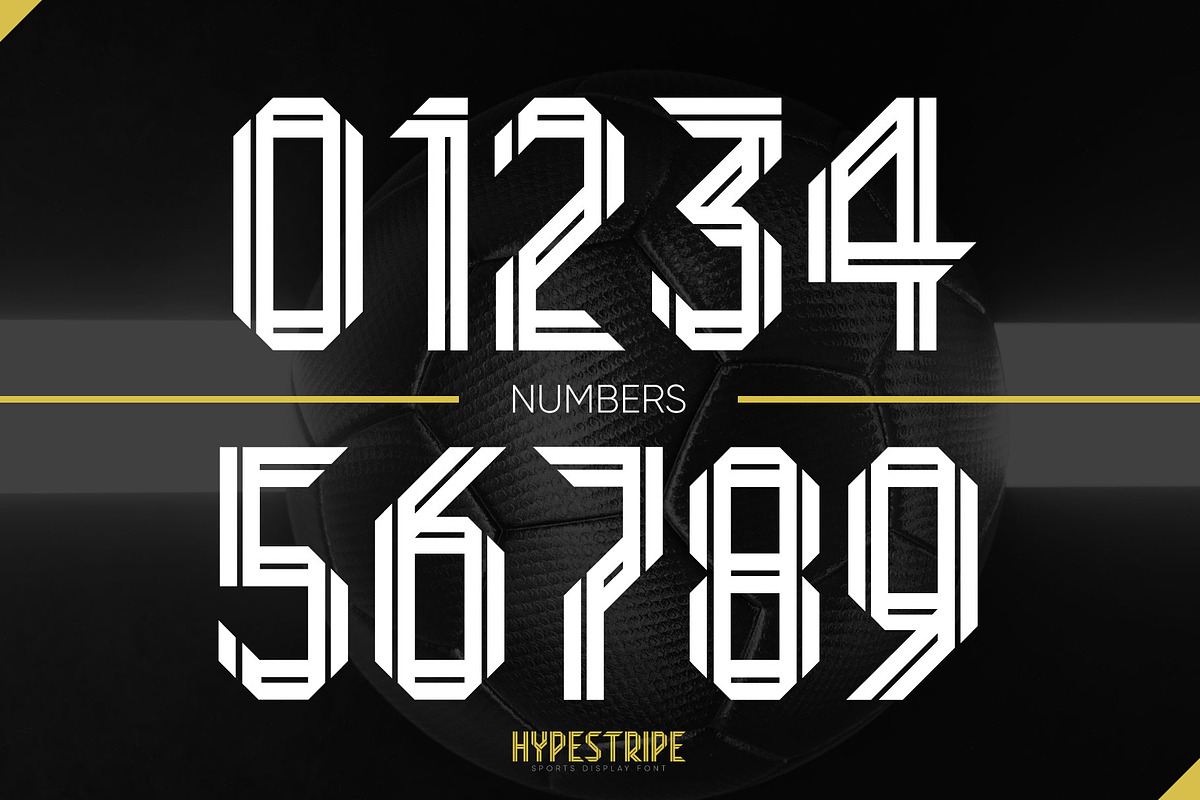 Hypestripe Sports Display Font, a Sans Serif Font by Alphabet Agency