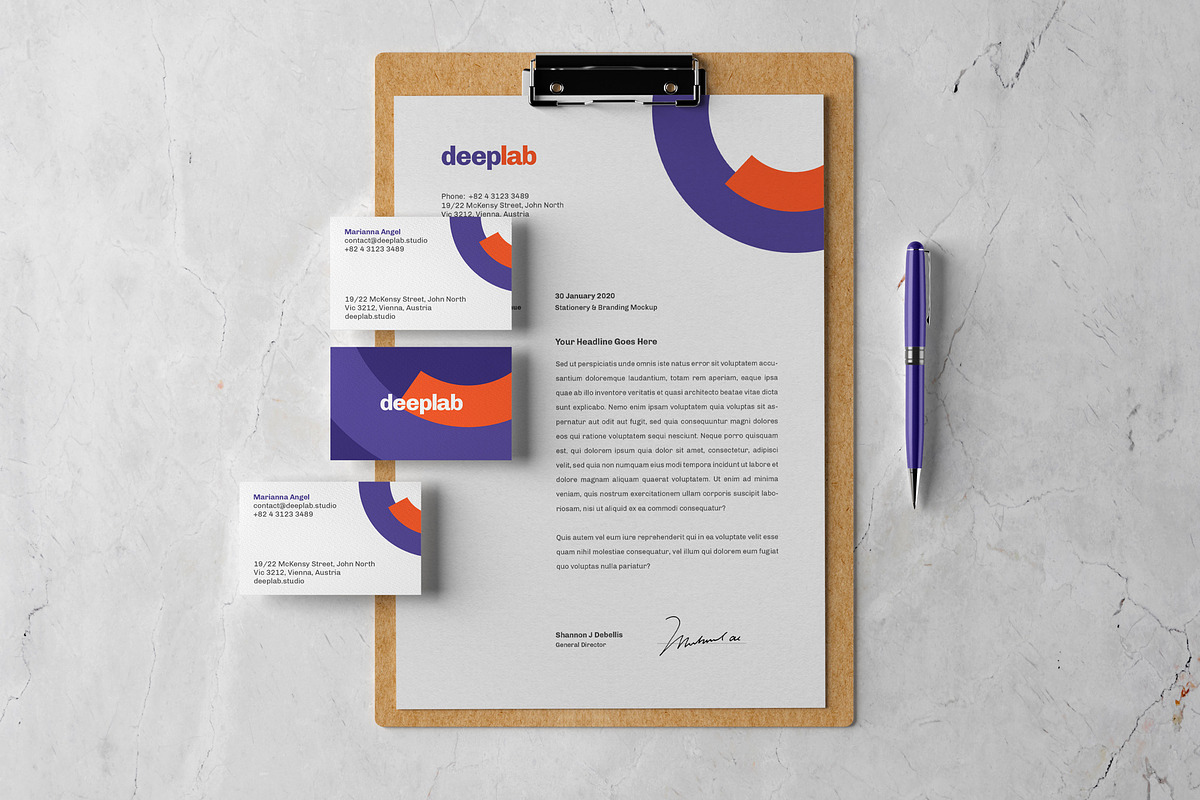 Clipboard Branding Mockup set, a Product Mockup by Deeplab