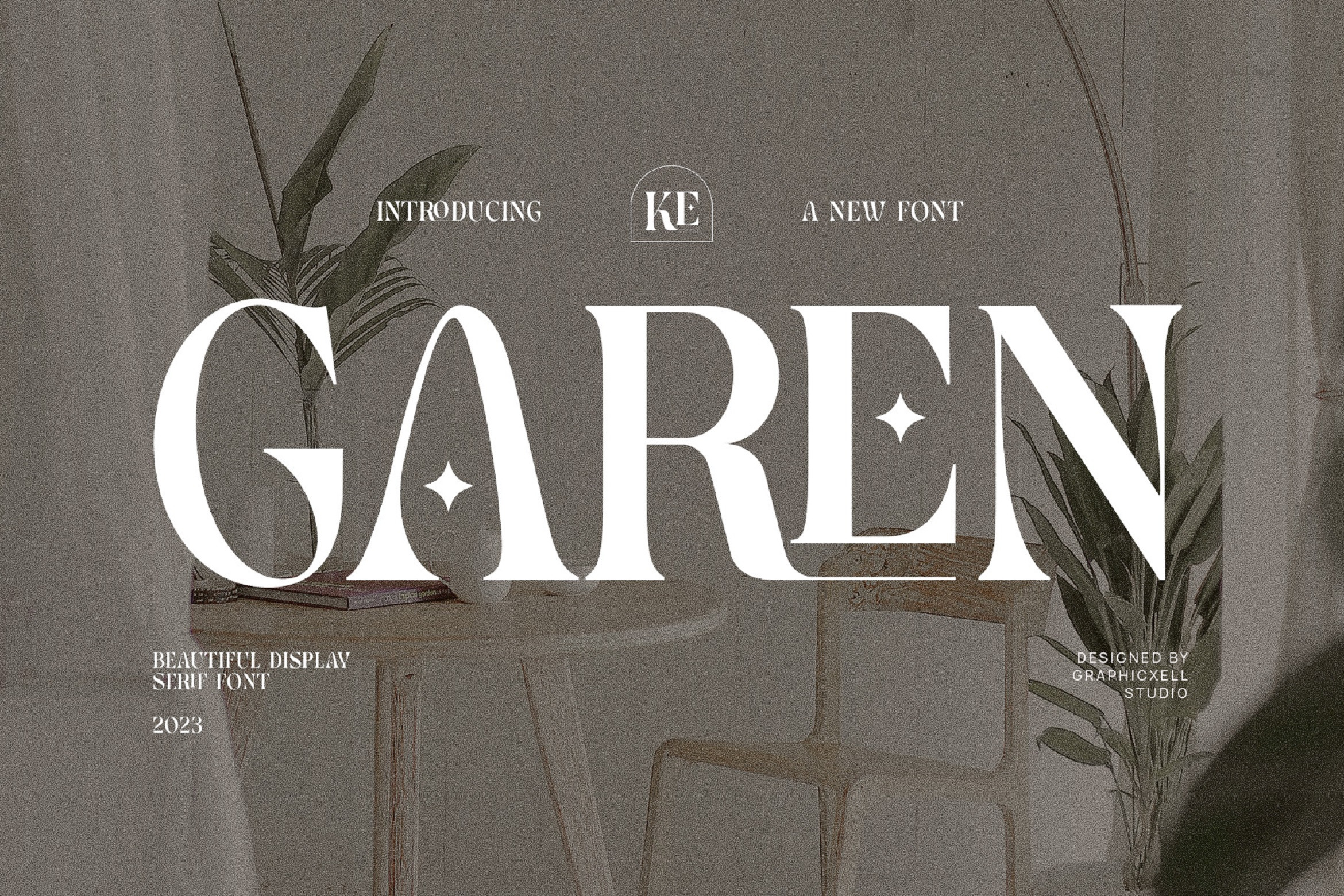 Garden Serif Font by Graphicxell