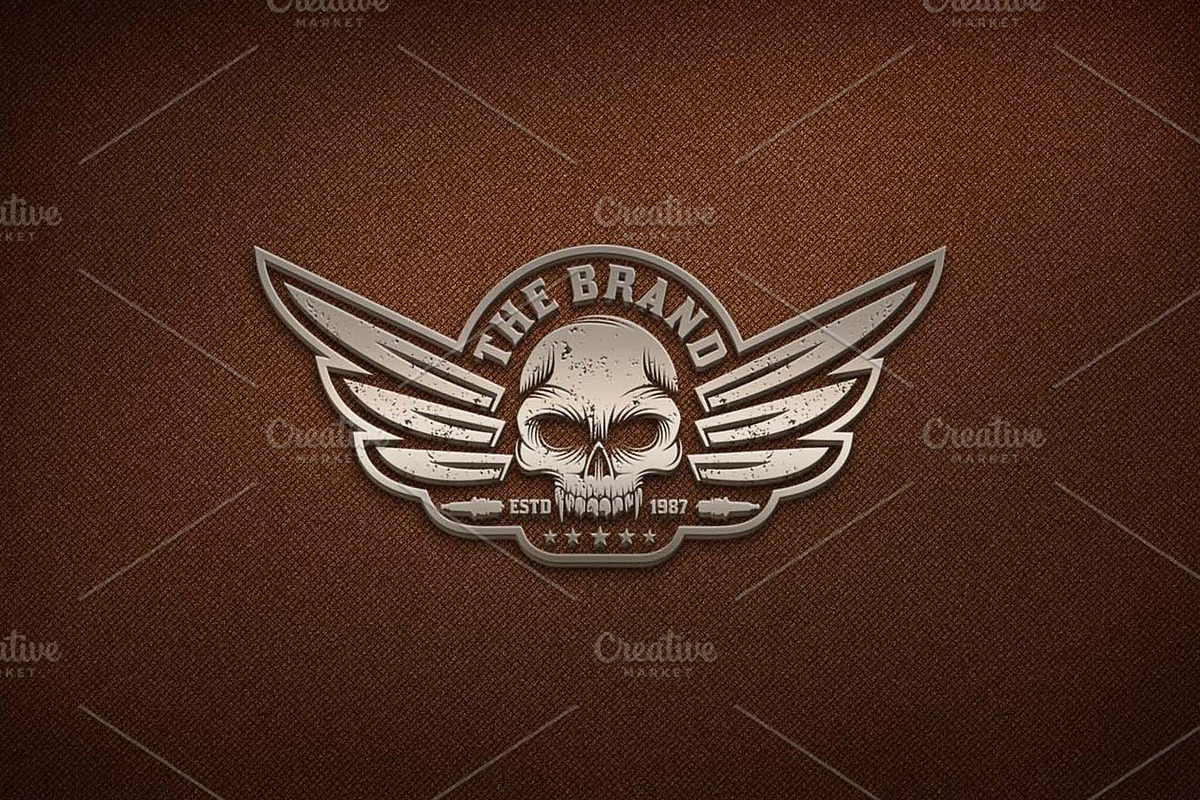 Skull Club Logo, a Branding & Logo Template by herulogo
