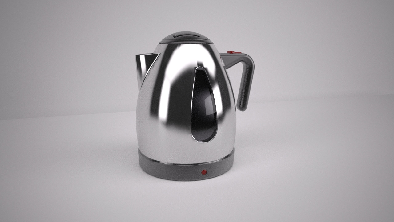 Electric Kettle, an Object 3D Model by kjpargeterimages