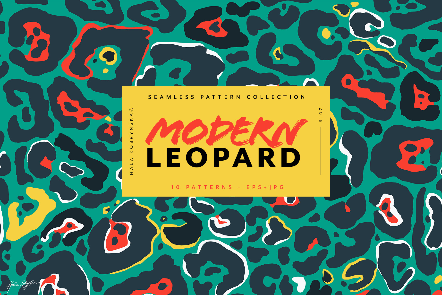 Modern leopard print | Graphic Patterns ~ Creative Market