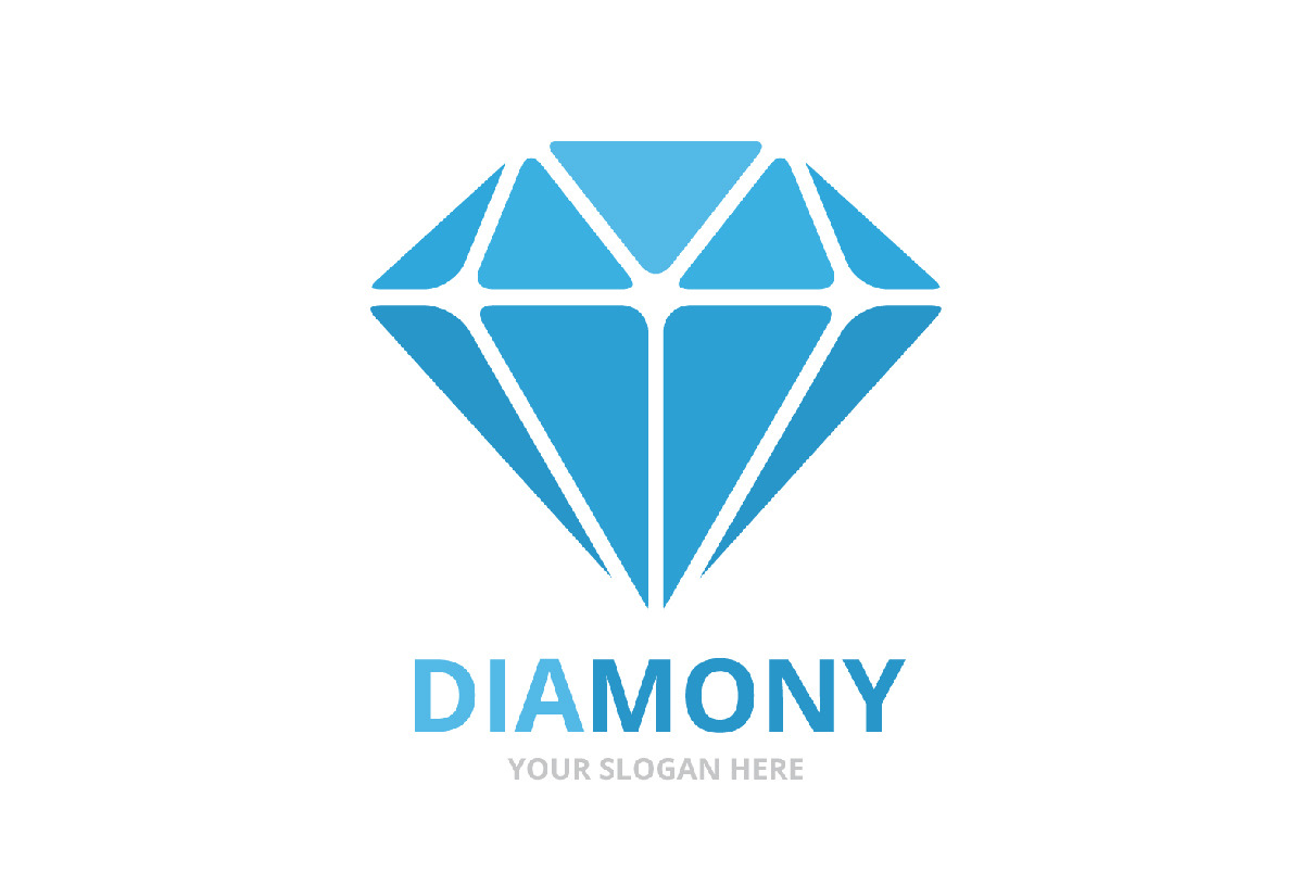 Vector diamond logo combination., a Branding & Logo Template by GraphiShop