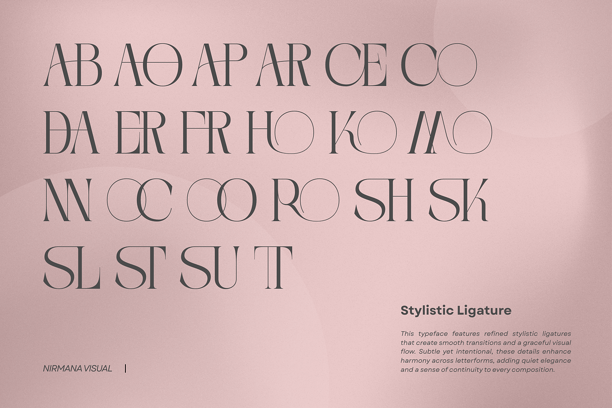 Aroba Modern - Elegant Logo Font, a Serif Font by Nirmana Visual