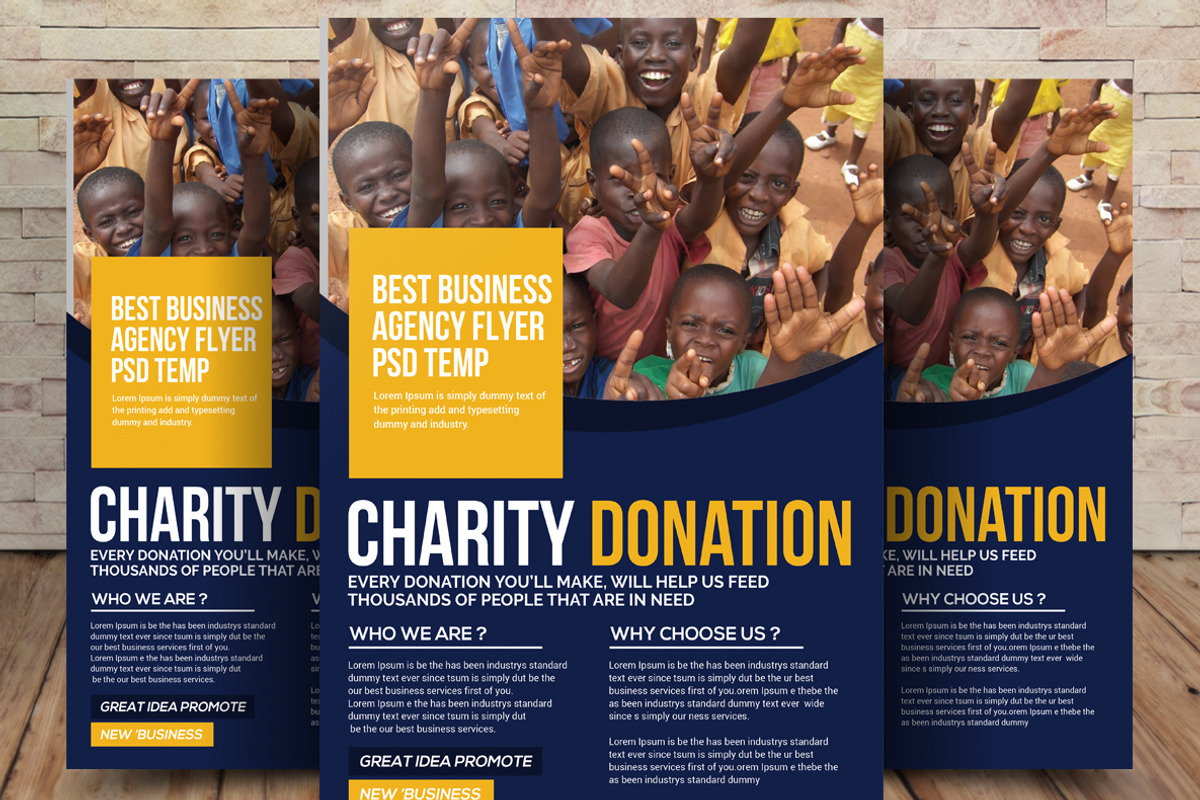 Humanitarian Aid Organization Flyer, a Flyer Template by graphicforest