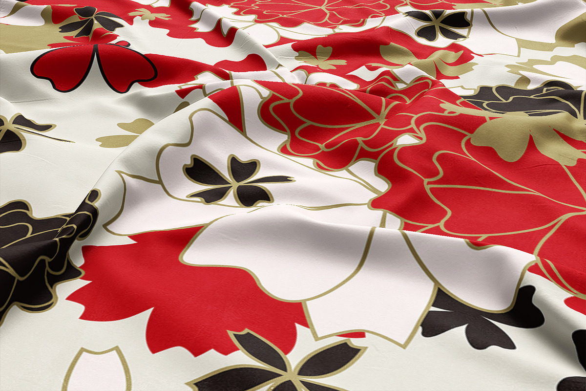 Japanese Patterns Collection A Pattern Graphic By Ilonitta