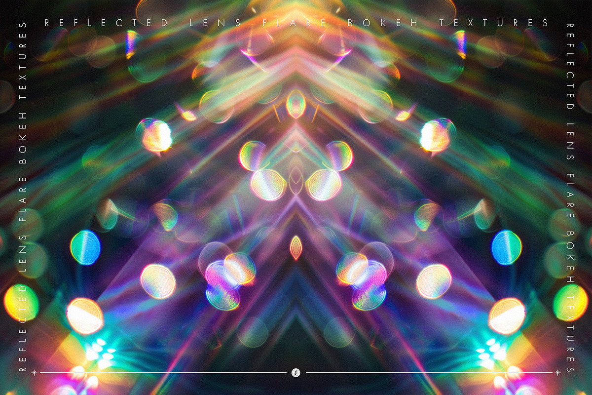 Psychedelic Lens Flare Textures, a Texture Graphic by Freezerondigital